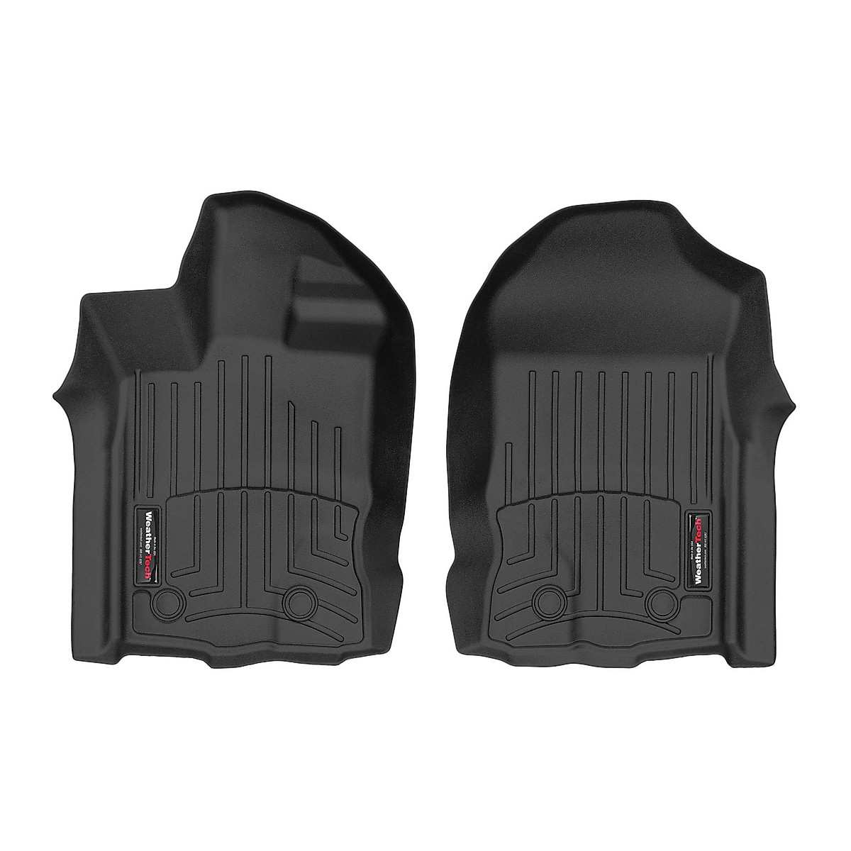 WeatherTech Custom Fit FloorLiners for Ford Ranger - 1st Row (4415181V), Black