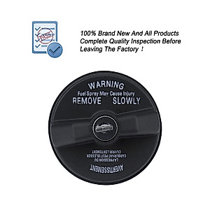 ONER AUTO PARTS Locking Gas Cap,Compatible with Chrysler Dodge Jeep Ram - Challenger Grand Caravan Ram 1500, Cherokee Wrangler TJ LJ JK JKU JL JLU JT,Replace# 05278655AB