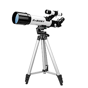 SVBONY Telescope for Kids, 60mm Portable Refractor Telescope, Multi-Coated Optics Ideal Telescope for Beginners
