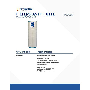 Filters Fast Compatible Replacement for Predator 150, Pentair R173216