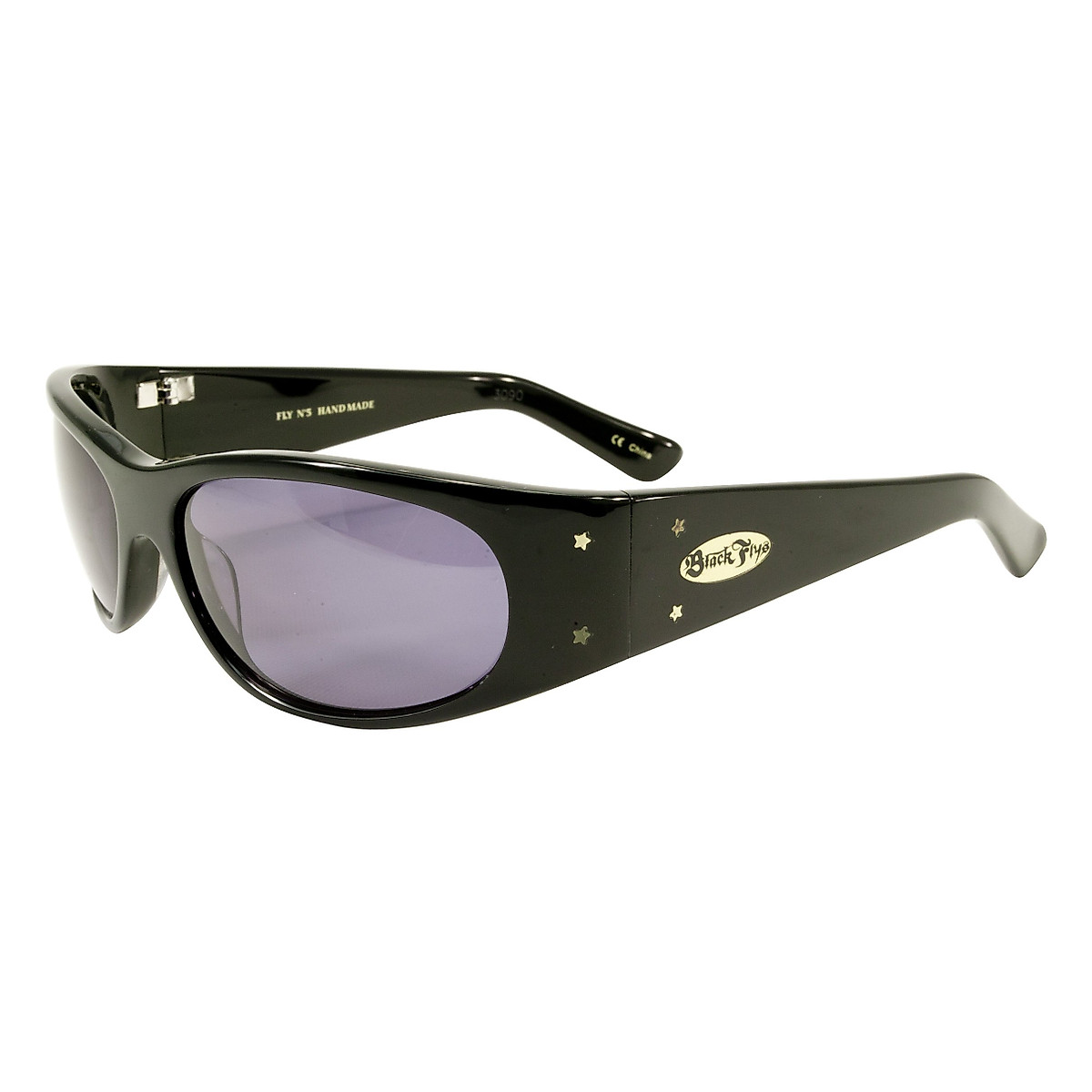 Black Flys Fly No. 5 Sunglasses - Shiny Black - Polarized