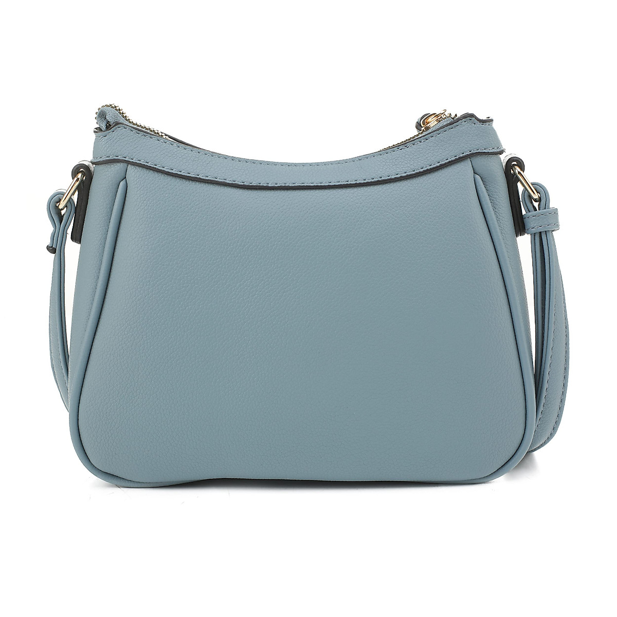 Emperia Elva Small Whipstitch Vegan Leather Crossbody Bags Shoulder Bag Purse Handbags for Women Blue