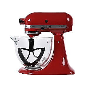 New Metro Design Beater Blade Metal TH-MR Compatible with KitchenAid 4.5-5 Qt Tilt-head Stand Mixer, Red