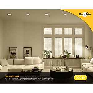 Goodlite G-83515 7.5W Led G9 120V 700 Lumens 300° Beam Angle, 60W Equal Light Bulb, 3000K Warm White Clear