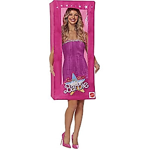 InSpirit Designs womens Inspirit Designs Adult Barbie Box Costume, Multicolored, ONE SIZE FITS MOST US