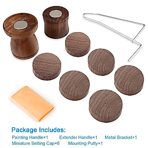 Jucoci Painting Handle for Miniautres Paint Handle Compatible with DND Miniatures, Scale Model, Fantasy Figurines