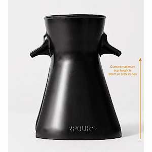 2POUR® The New Dual Press Accessory Compatible With The Aeropress® Coffee Maker, Delter Coffee Press or Pourover.