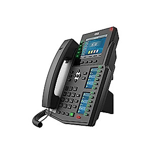 Fanvil IP Phone X6U High-End with 20 SIP Lines Dual Gigabit Port PoE Integrated (2-Pack)
