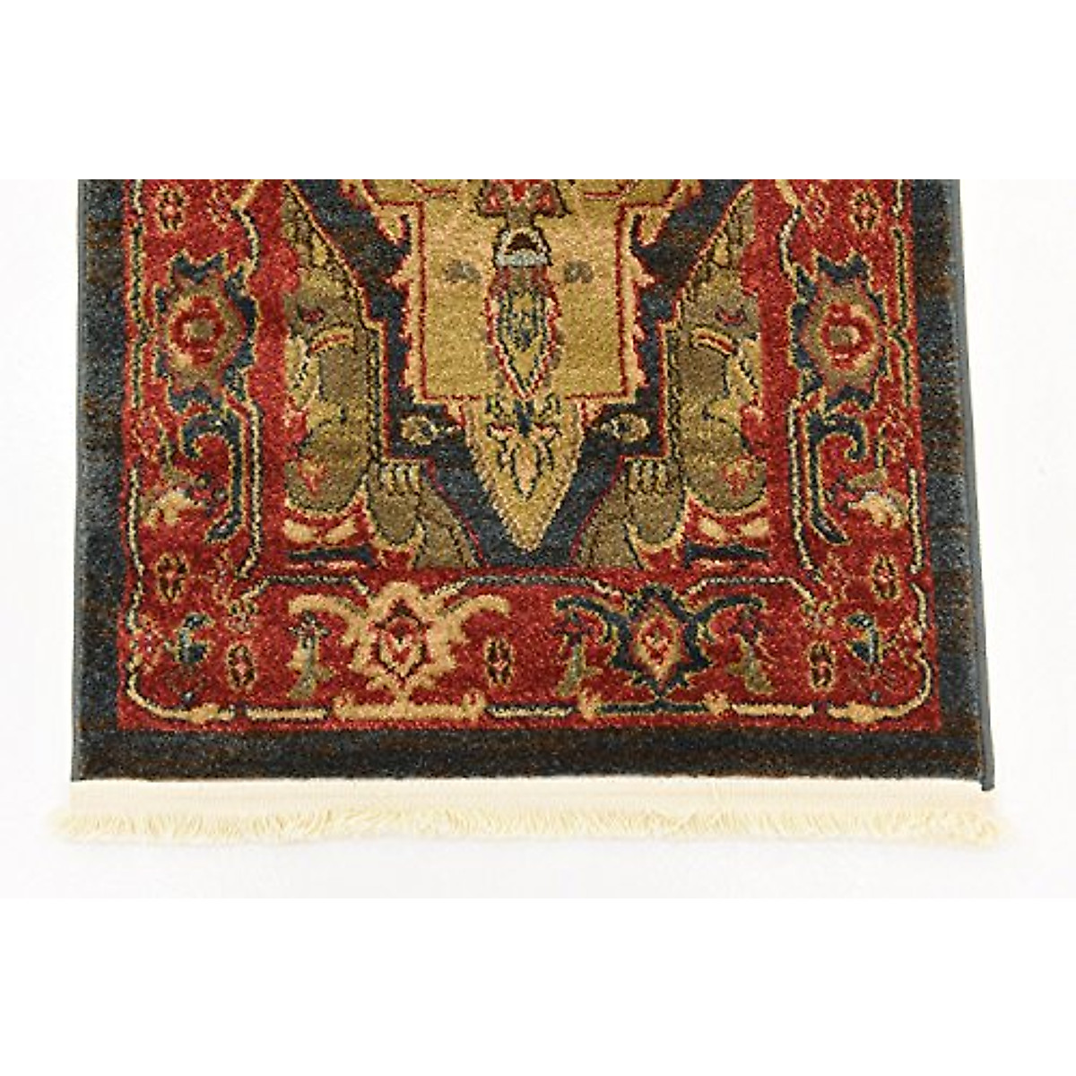 Unique Loom Sahand Collection Area Rug - Arsaces (2' 2" x 3' 1" Rectangle, Navy Blue/ Gray)