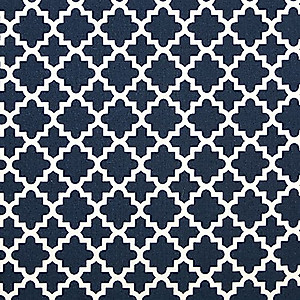 DII Lattice Tabletop Collection, Table Runner, 14x72, Nautical Blue