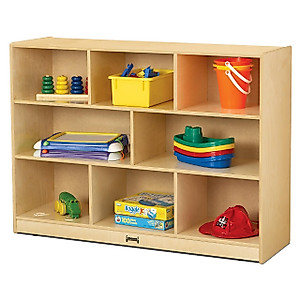 Jonti-Craft 2691JC Super-Sized Single Mobile Storage Unit, 35.5 x 48 x 15 in, Yellow