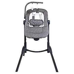 Baby Delight Bloom Baby Seat | Soothing and Adjustable Baby Chair | Portable and Compact | Charcoal Tweed