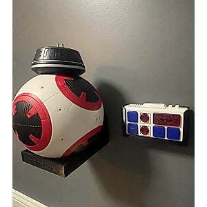 Wall mount for BB8 Droid Depot Star Wars Galaxy’s Edge with remote holder