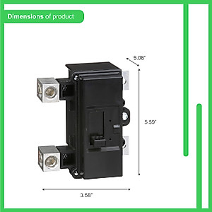 Square D - QOM2200VH Bolt On Circuit Breaker, 200A, 2 Pole, Qom, Color