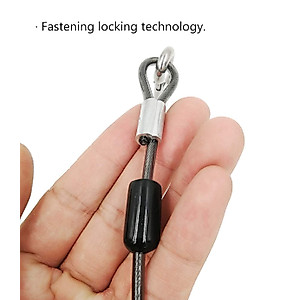 10ft-150LB Retractable Fishing Coiled Lanyard Stainless Steel Inside Heavy Duty Fishing Safety Rope Rod Leash Extension Cord Tether for Deep Sea Fishing Tools Rod Kayak Paddles