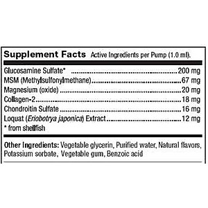 Brooksbern Liquid Joint Care Supplement for Dogs, 1-4 Month Supply with Glucosamine, Chondroitin, & MSM