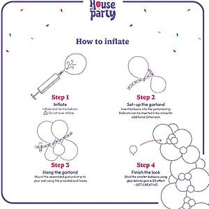 HOUSE OF PARTY Pastel Orange Balloons - 100 Pcs | 5 Inch Matte Light Orange Balloons for Birthday, Bachelor Party and Graduation Party Decorations | Kids Party Latex Balloons