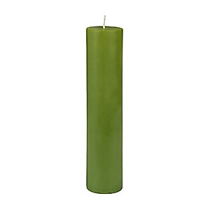 2 x 9 Sage Green Pillar Candle