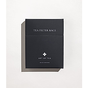 Art of Tea | Filter Bags 4" by 3.5"| Single Use | 100 Count | Works With Coffee or Tea