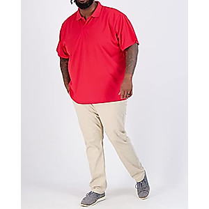 3 Pack:Mens Quick Dry Fit Polo Shirt Short Sleeve Golf Tennis Clothing Active Wear Athletic Performance Tech Sports Essentials Moisture Wicking Casual Dri-Fit T Shirts,Set 6-XXL