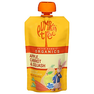 Peter Rabbit Organics Baby Carrot Squash Apple, 4.40 oz