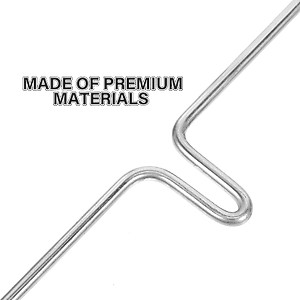 OSALADI Popcorn Machine Mixer Rod Replacement - Popcorn Maker Machine Accessory - Silver Iron Material - 6.1 Inches