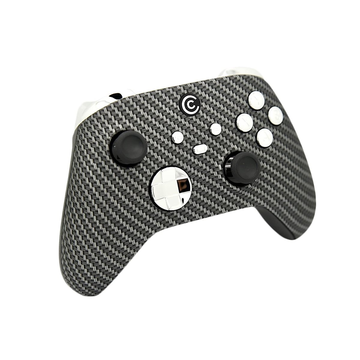 Designer Series Custom Wireless Controller for PC, Windows, Series X/S & One - Multiple Designs Available (Carbon Fiber & Silver Chrome inserts)