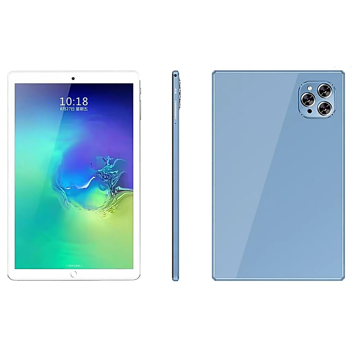2023款10.1寸平板电脑4G八核2K屏幕智能游戏平板电脑 (4GB+64GB 全网通4G, 紫色)