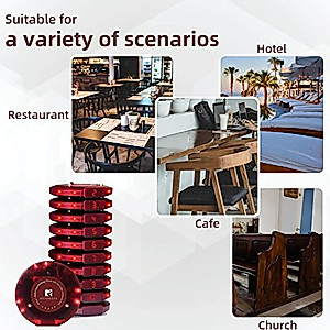 Retekess T119 Restaurant Pager,Pagers for Restaurants,Check Call Records,Max 999 Beepers,2 Charging Ways,10 Pagers for Church,Hospital,Food Truck,Clinic