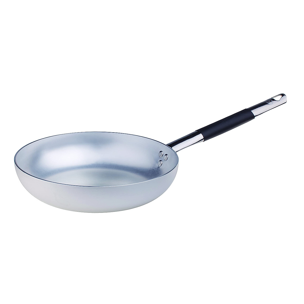 Pentole Agnelli Aluminium Blower Frying Pan 3 Mm. Thick With Cool Handle, Diameter 30 Cm.