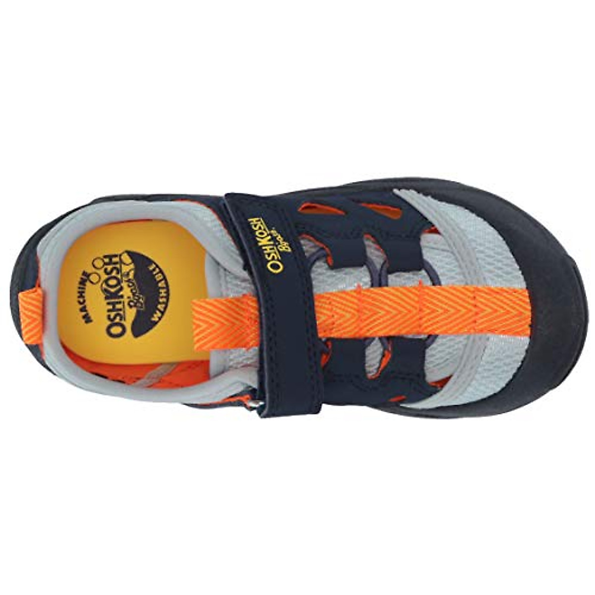 OshKosh B'Gosh Boy's Emon Bump Toe Sandal, Navy, 7 Toddler