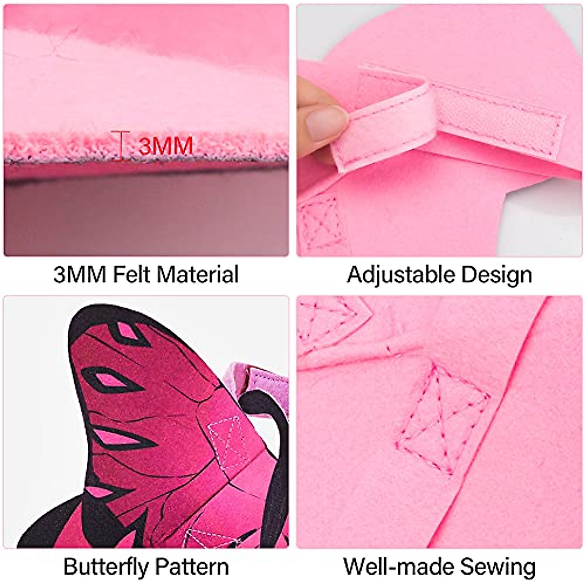 Butterfly Wings for Dogs Halloween Costumes for Dogs, Dog Cat Butterfly Wings Butterfly Dog Costume for Halloween Christmas, Butterfly Wings for Cat Dog Wings for Small Medium Large Dogs