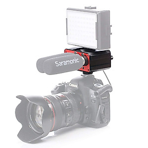 Saramonic 2-Ch Audio Mixer with 3.5mm, XLR & 6.35mm Combo Inputs, PH Power, Headphone Monitor Jack, Integarted Shoe Mounts for DSLR Audio Mixer Preamp (SR-PAX1)