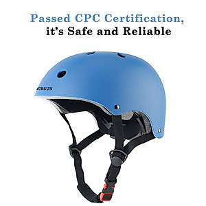 BURSUN Kids Bike Helmet Ventilation & Adjustable Toddler Helmet for Ages 2-3-5-8 Kids Boys Girls Multi-Sport Helmet for Bicycle Skate Scooter, 5 Colors