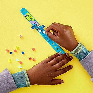 LEGO DOTS My Pets Bracelet 41801, Jewelry Making Kit for Girls and Boys with Dangling Charms, DIY Creative Toy Craft Set, Animal Theme with Kitty and Corgi Accessories, Small Gift Idea for Kids Age 6+