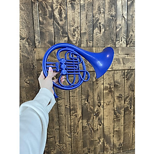 Blue French Horn/HIMYM/Prop Replica/Proposal Prop/Pop Culture Reference (16 in Wall Hanging)