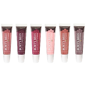 Burt's Bees Lip Care, Moisturizing Lip Shine for Women, 100% Natural, Blush, 0.5 Oz