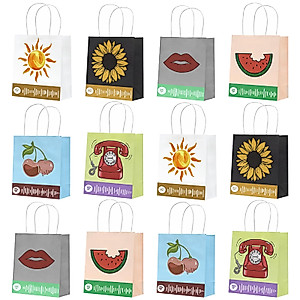 Kamisato Ayato 12PCS Gift Bags Anime Candy Favor Bags Cartoon Goodie Bags Kids Birthday Party Supplies for Birthday Party Decorations