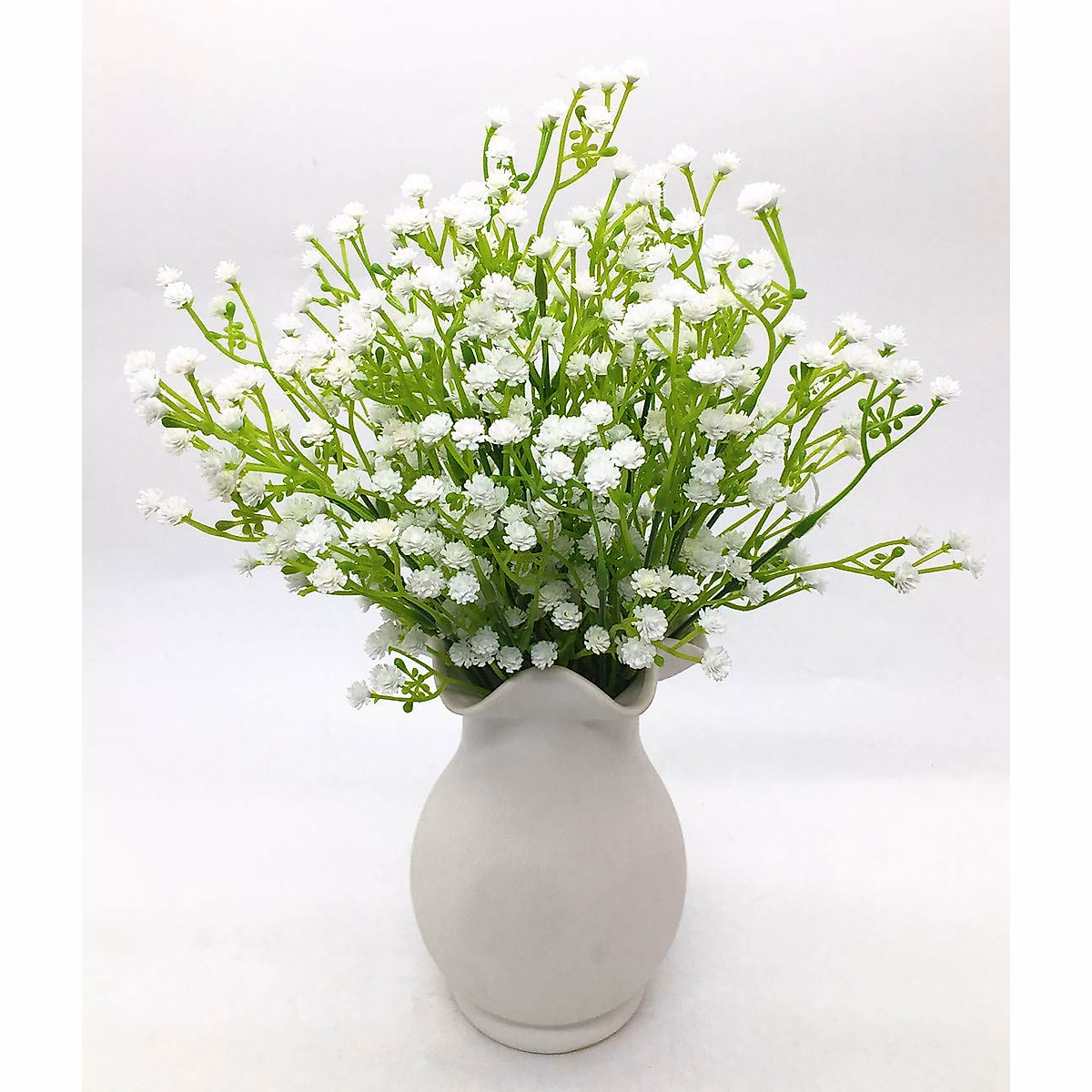 LOVENIMEN Artificial Gypsophila, Baby Breath Plastic Plants Fake Flowers Wedding Bridal Bouquet Party Indoor Outdoor DIY Home Garden Verandah Corridor Table Arrangements Decoration - 4 pcs