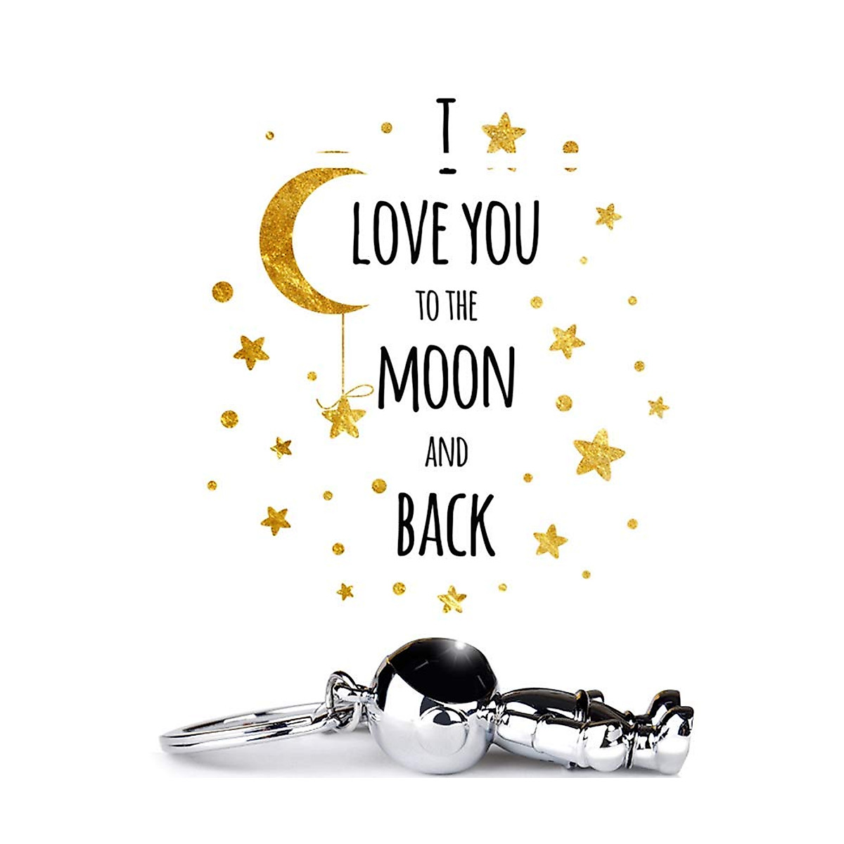 MUAMAX Sliver Spaceman Keychains for Men Creative Astronaut Spacemen Car Key Chain Car Key Accessory Backpack Purse Bag Charms Lucky Astronaut Keyrings Men/Women