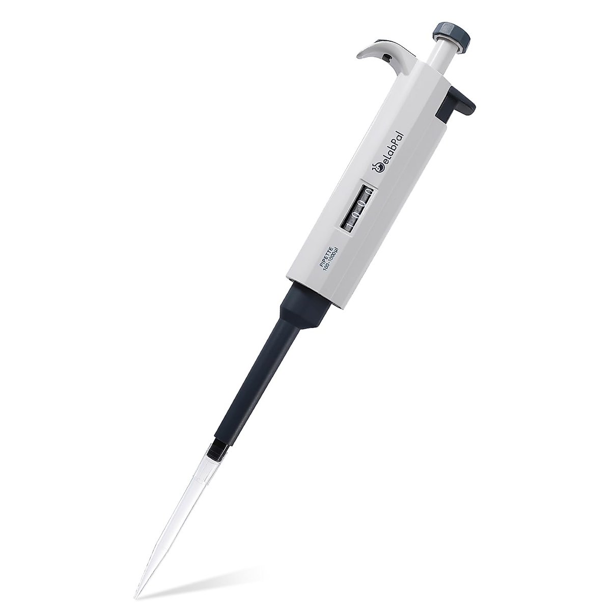 eLabPal 100-1000μl Adjustable Volume Pipette, Lab Single Channel Micropipette, 1000μl/1ml High Precision Pipettor, Autoclavable