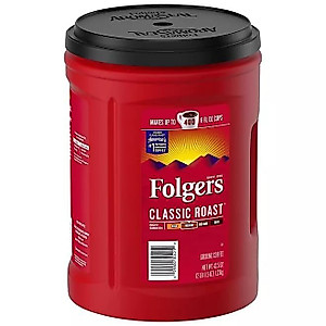 Folger Classic Roast Ground Coffee (43.5 oz.) - 1 Pack