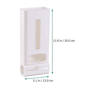 Cabilock Grocery Bag Dispenser Professional Bag Dispenser Bag Storage Box Hanging Plastic Collector Plastic Favor Bags Garbage Bag Dispenser