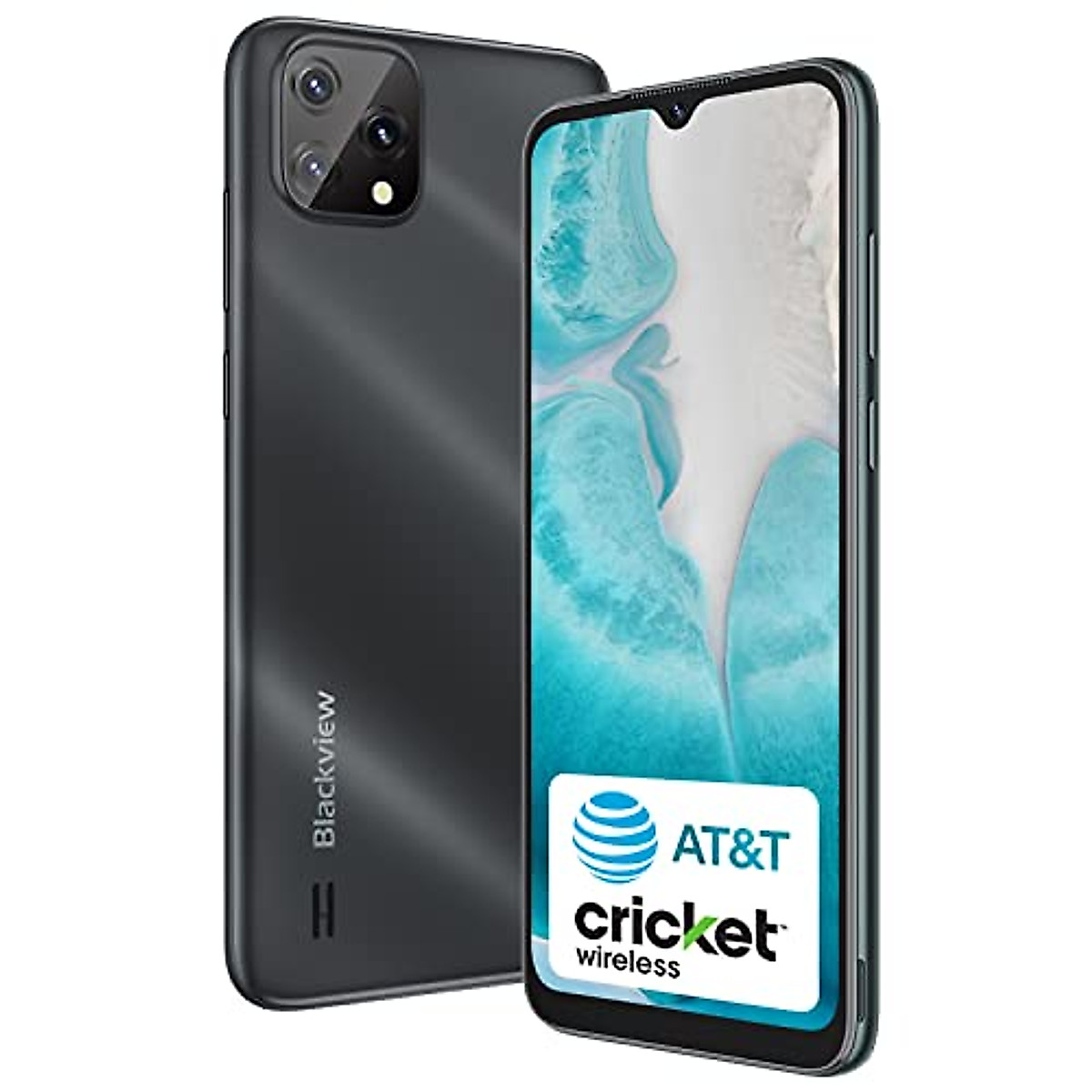 Blackview Unlocked Cell Phone, A55, 4G Dual SIM Unlocked Phones Android 11, 3GB+16GB ROM Storage 128GB Expandable Mobile Phones, 6.5" HD Display+, 4780mAh Battery, Support AT&T, Cricket, T-Mobile