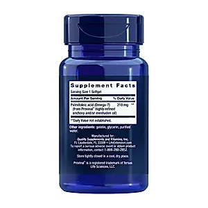 Provinal Purified Omega-7 - Daily Essential Omega 7 Fatty Acids Supplement, Palmitoleic Acid Fish Oil For Heart Health & Inflammation Management - Gluten-Free, Non-GMO - 30 Softgels Month Supply