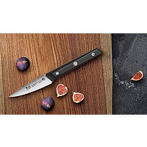 Cangshan TG Series 1021325 Swedish 14C28N Steel 3-Piece TAI Knife Block Set, Walnut