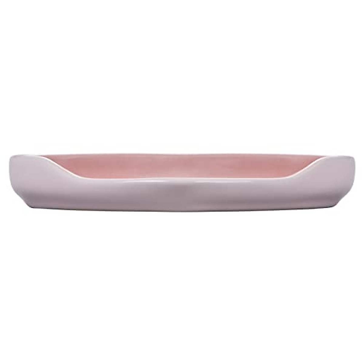 Le Creuset Stoneware Heart Spoon Rest, 5", Shell Pink