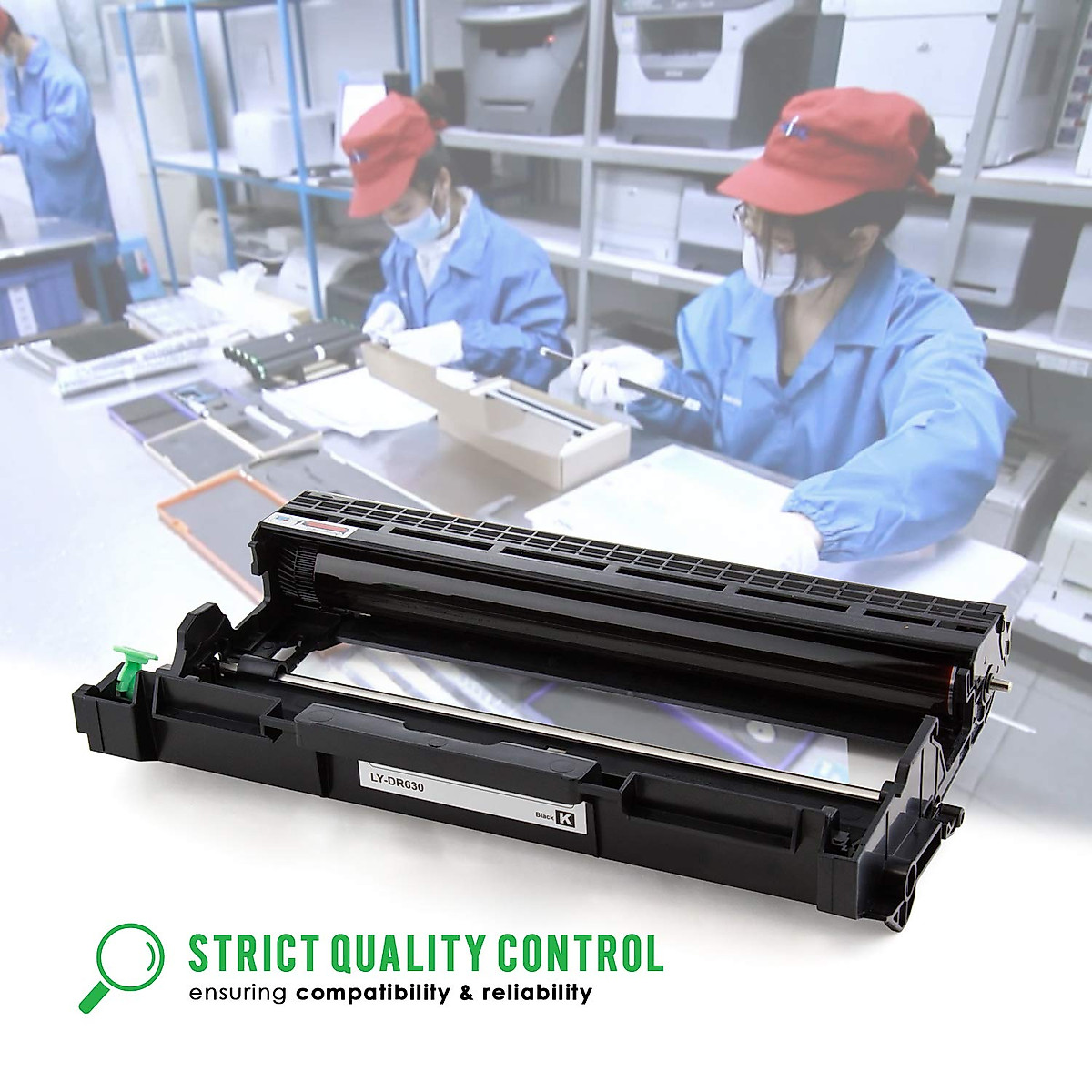 LINKYO Compatible Printer Drum Unit Replacement for Brother DR630 DR-630 LY-BR-DR630