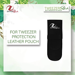 Surgical Tweezers for Ingrown Hair - Precision Sharp Needle Nose Pointed Tweezers for Splinters hairs, Ticks & Glass Removal - Best for Eyebrow Hair, Facial Hair Removal (Green)