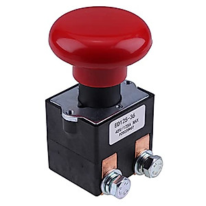Holdia Emergency Stop Switch 1115-510008-00 111551000800 Compatible with Big Joe EZ30 E30 D40 EZ40 Pallet Truck 48V 125A